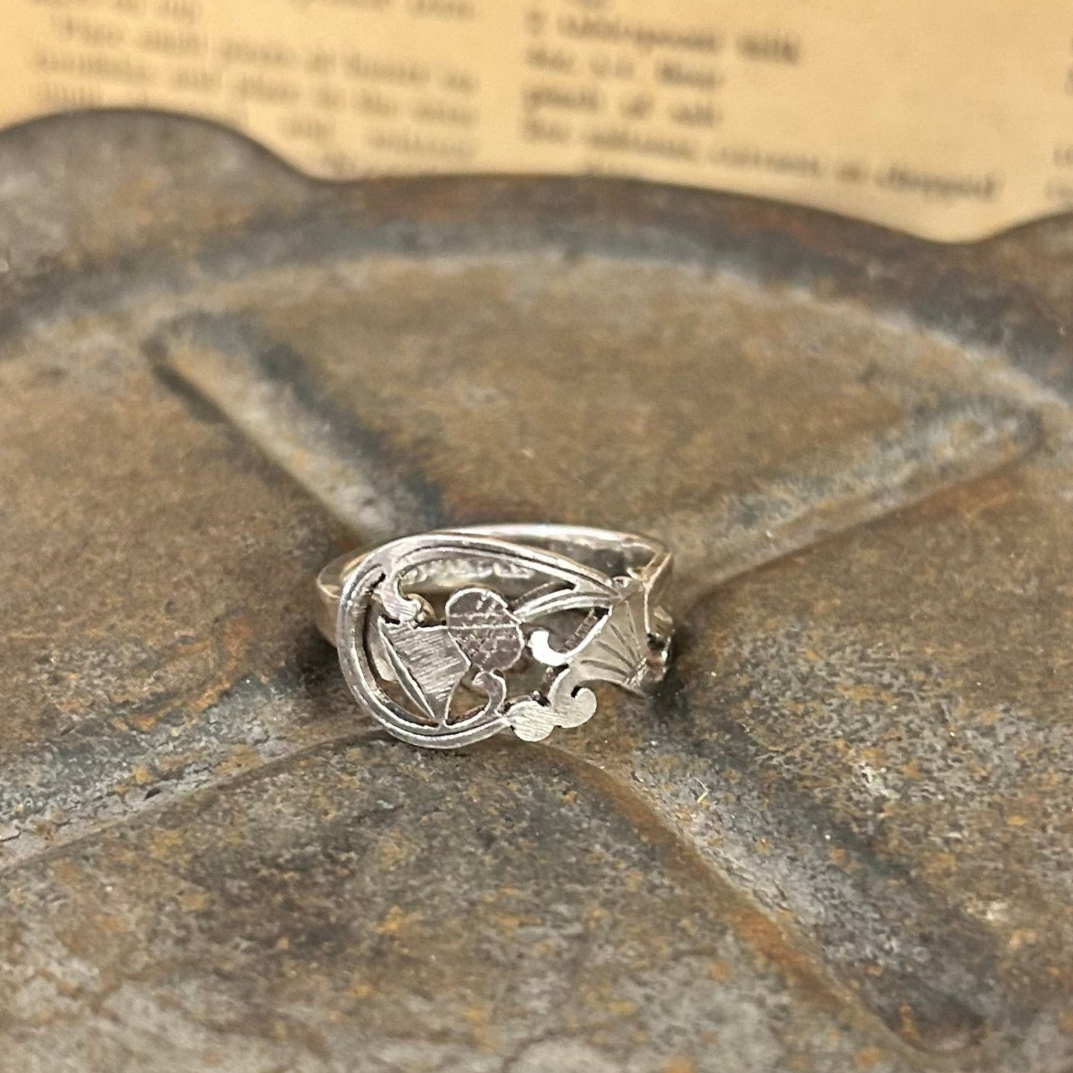 Thistle Silver Ring – Molly Made